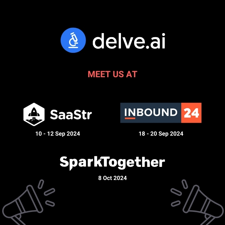 Meet us at SaaStr, Inbound, DMWF & more